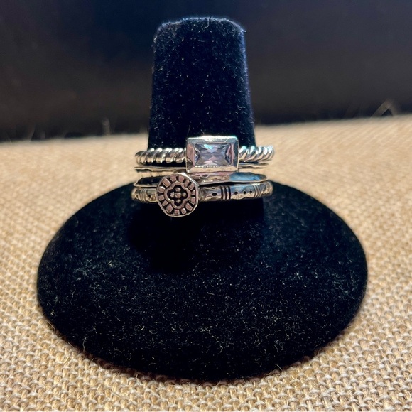 Silpada | Jewelry | Silpada Belle Fleur Stack Ring Set | Poshmark